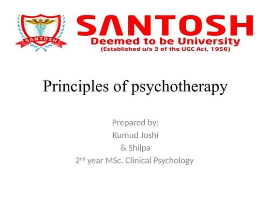 Psychotherapy | PPT