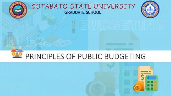 10 Principles of Budgetary Governance | PDF