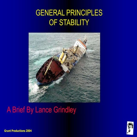 Principles of stability lrg | PPT | Physics | Science