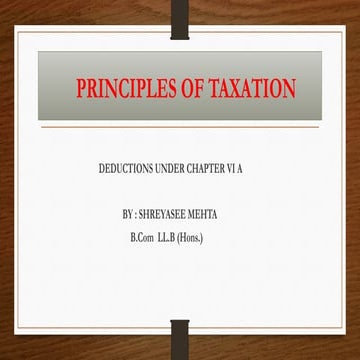 PRINCIPLES OF TAXATION PPT093030lawrelated | PPTX