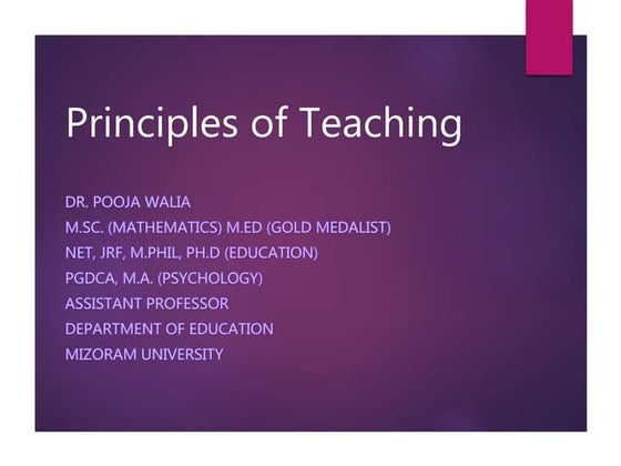 What is teaching | PPT