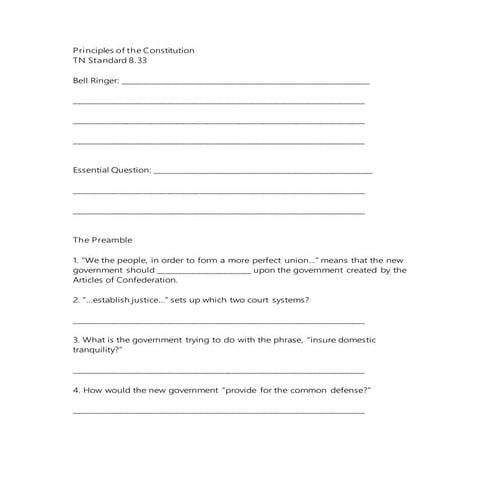 The 7 Principles of the Constitution | PPT
