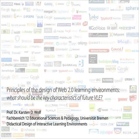 Principles Of The Design Of Web2.0 Learning Environments Cblt Class | PDF