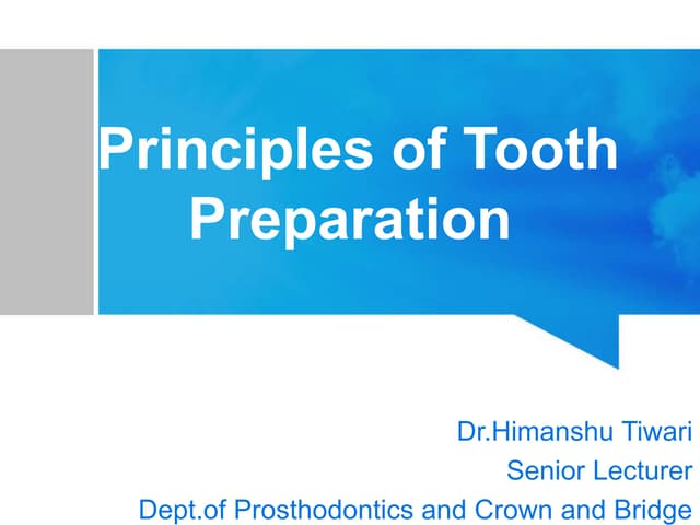 Different gingival finish lines (margins) of crowns and bridges | PPTX