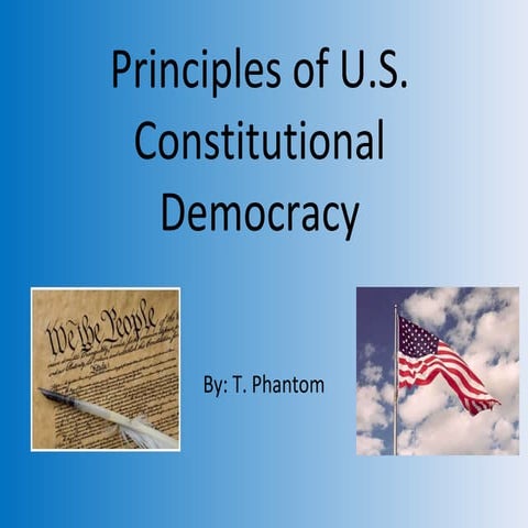 Principles of US Constitutions | PPT