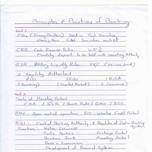Principles & Practices Of Banking | PDF