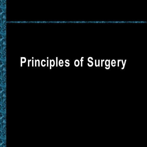 Principles of oral surgery | PPT