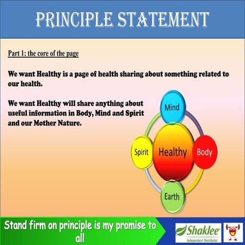 Principle statement | PPTX