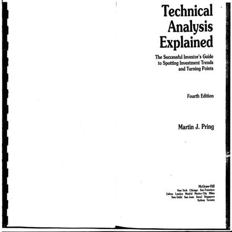 Pring, martin technical analysis explained | PDF