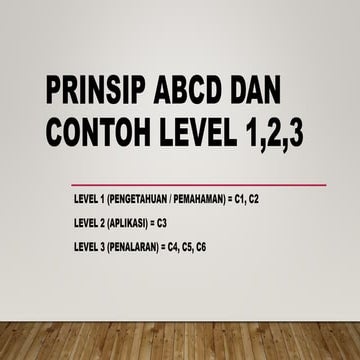 Prinsip ABCD dan Contoh Level 1,2,3.pptx