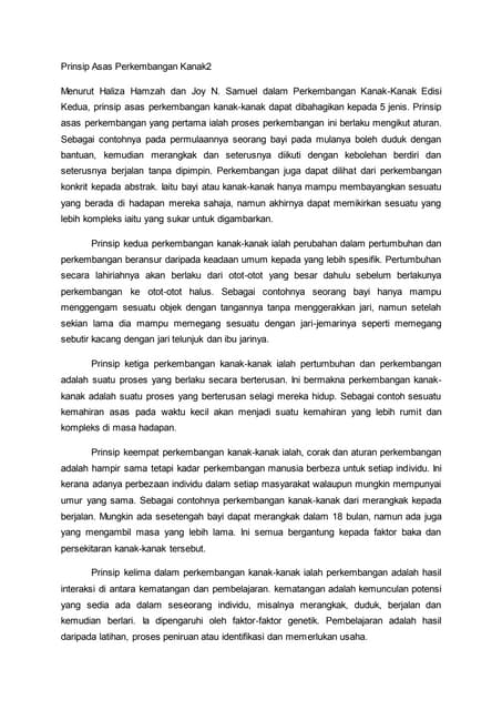 Tajuk 2 - Pertumbuhan dan perkembangan kanak-kanak | PPTX