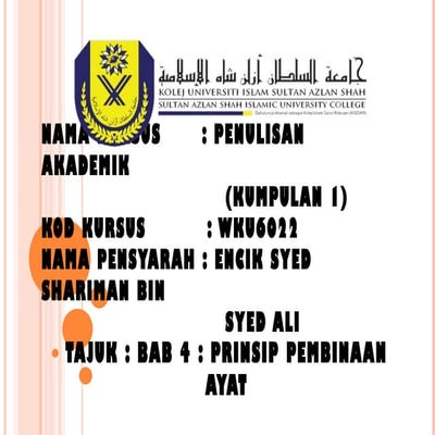 Susunan ayat biasa dan susunan ayat songsang | DOCX