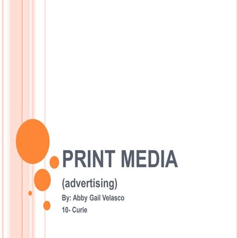 Print media-advertising-10-curie | PPT