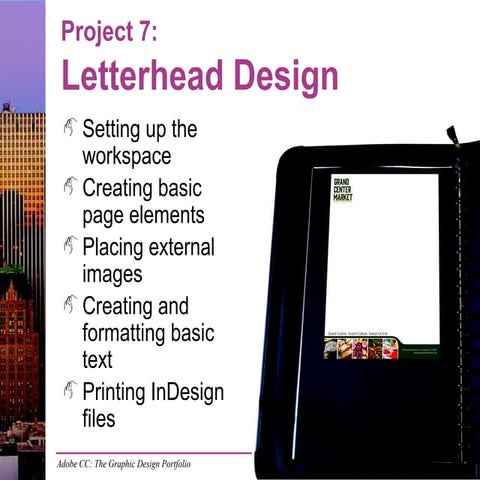 InDesign Project 7 LetterHead Design | PPT