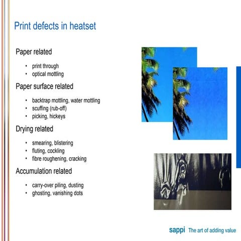 Print defects in heatset | PPT