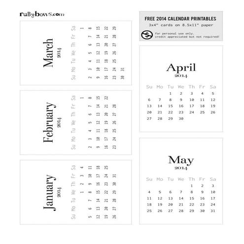 2014 calendar | PDF