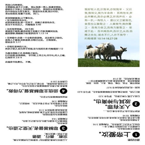 Printable Chinese Literary Gospel Tract - Good Shepherd.pdf