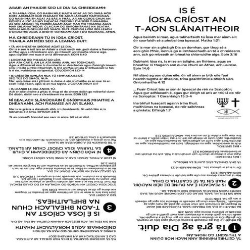 Printable Irish Gospel Tract - ONLY JESUS CHRIST SAVES.pdf