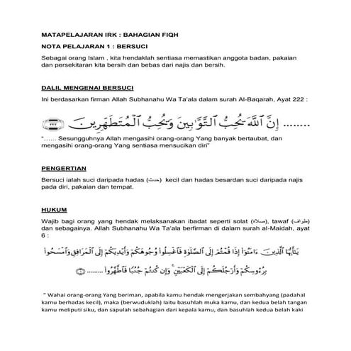 Printable nota | DOCX