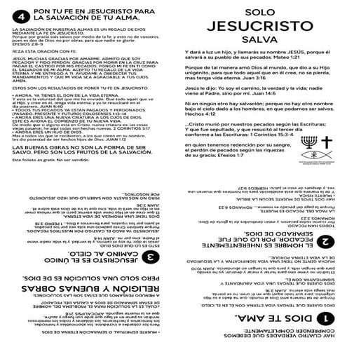 Printable Spanish Gospel Tract - ONLY JESUS CHRIST SAVES.pdf