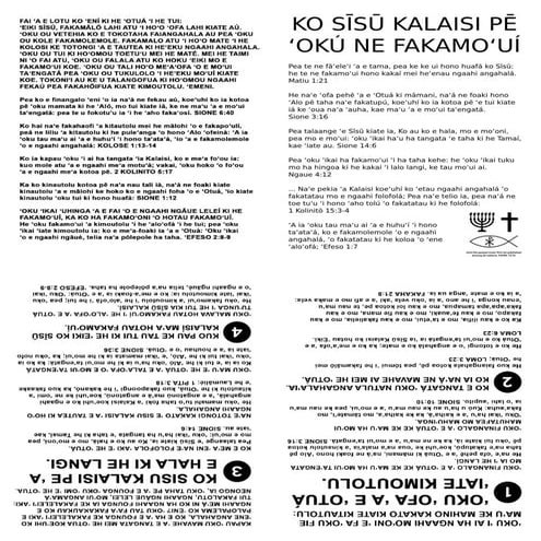 Printable Tongan Gospel Tract - ONLY JESUS CHRIST SAVES.pdf