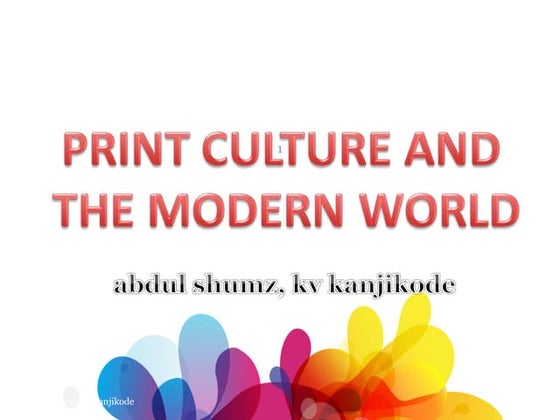 CBSE Class X Print Culture Notes | PDF