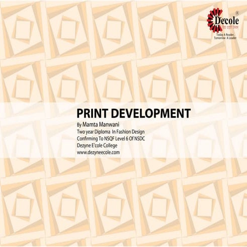 Mamta Manwani. ,Fashion Design Second year Diploma Student of Dezyne E ...