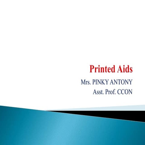 Non projected av aids - Charts, Poster, flash cards | DOCX
