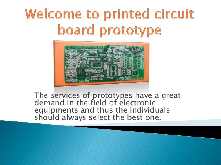 Printed circuit board prototype