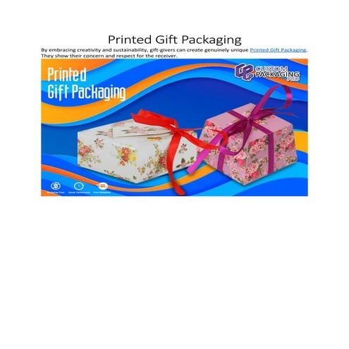 Custom Printed Gift Boxes - Custom Gift Boxes | PDF