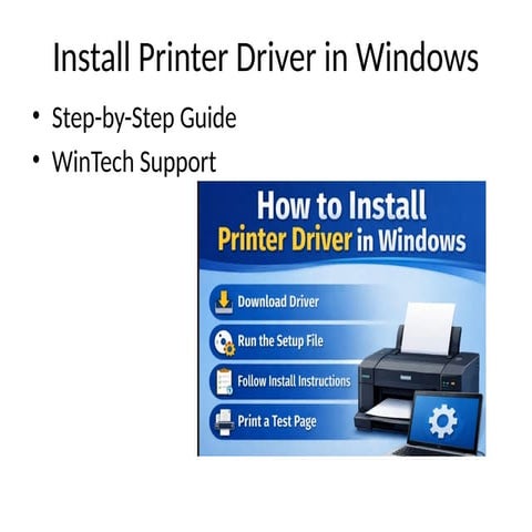 How to Install Printer Driver in Windows – Complete Step-by-Step Guide ...