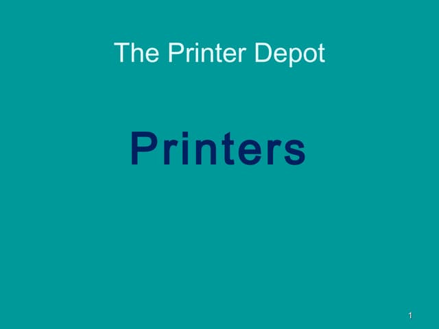 Types of Printers (working and use).pdf