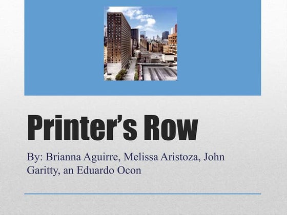 Recommendation from Inside New York Guidebook | PDF