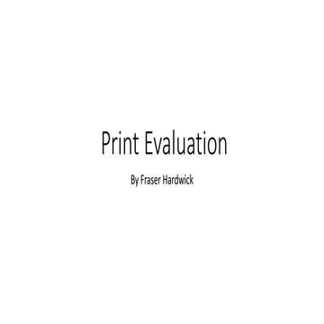 Print Evaluation Lvl 3 | PPT