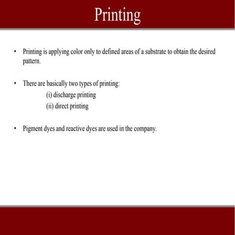 Printing | PPTX | Needlework | Arts and Crafts