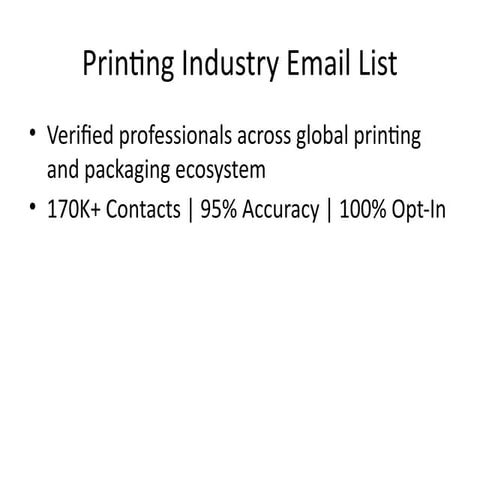 Comprehensive Semiconductor Industry Email List for Targeted B2B ...