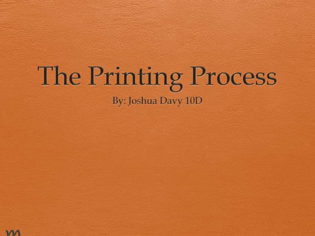 Printing process 3 | PDF | Desktop Publishing | Computer Software and ...