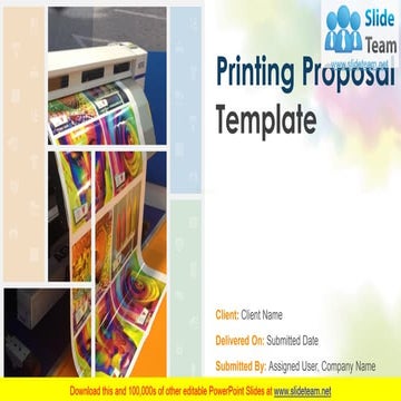 Printing Proposal Template PowerPoint Presentation Slides | PDF