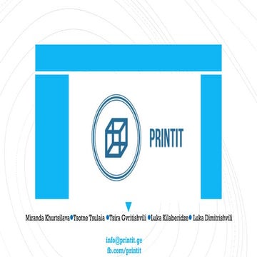 Startup - PrintIt | PDF | Sales | Business