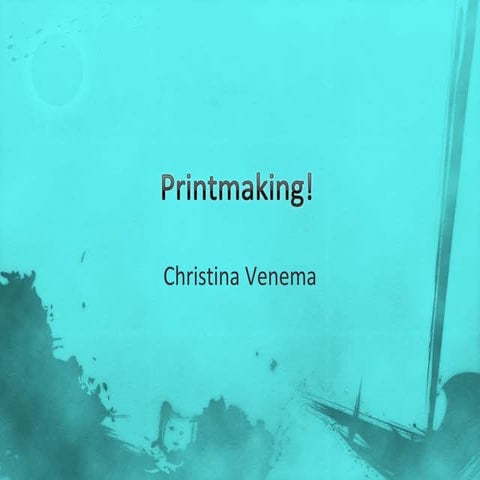 Intro to printmaking | KEY
