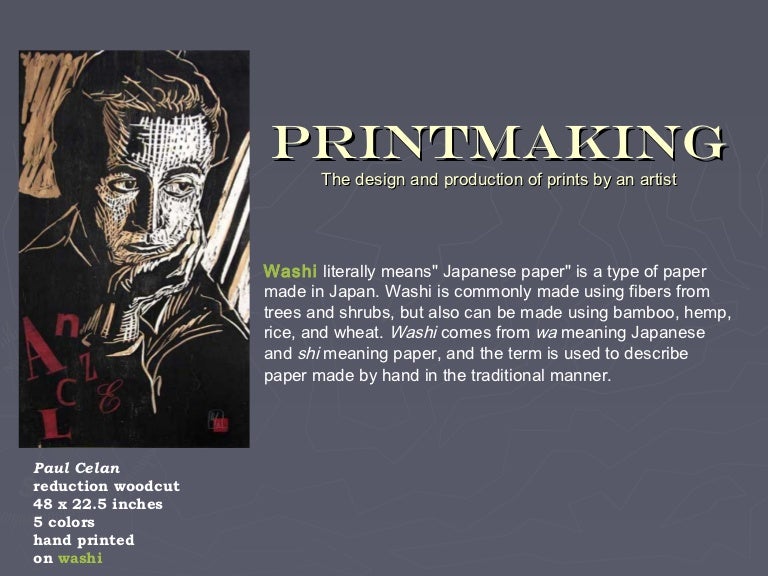 Printmaking printmaking