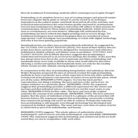 Printmaking essay | DOCX