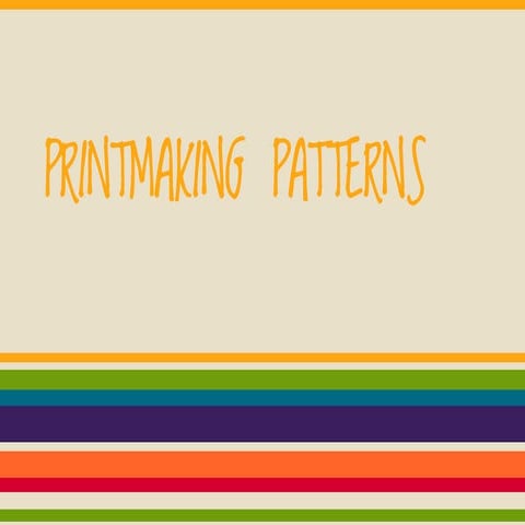 Printmaking patterns | PPT