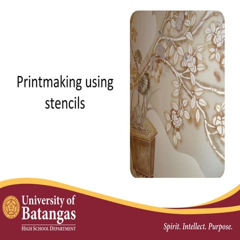 Printmaking using stencils | PPT