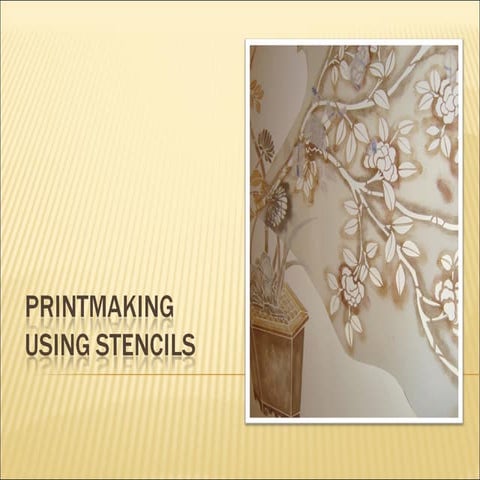 Printmaking using stencils | PPT