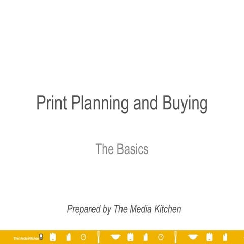 Print Planning & Buying | PPTX
