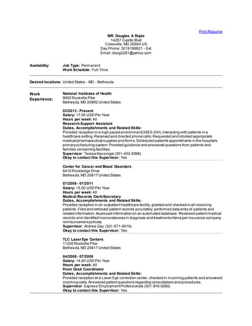 Peter Altman resume | PDF