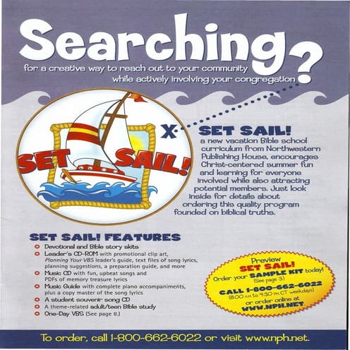 Print Scans: VBS Brochure Set Sail | PDF