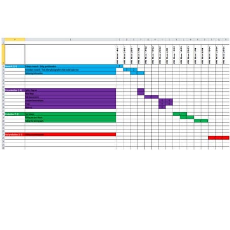 Production Schedule | DOCX