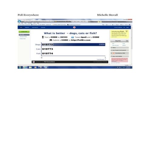 Printscreen poll everywhere | DOCX